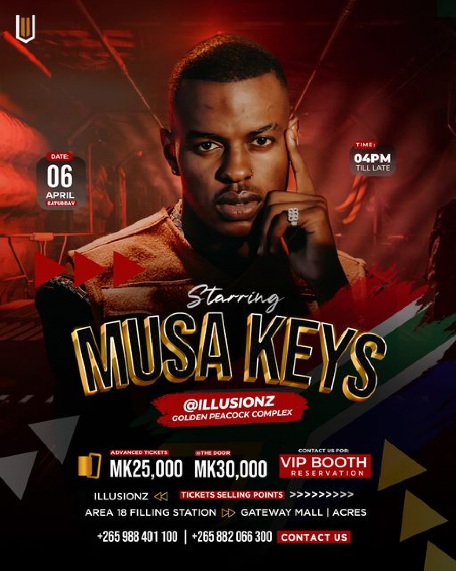 Saturday night with musa keys - MalawiEvents.com