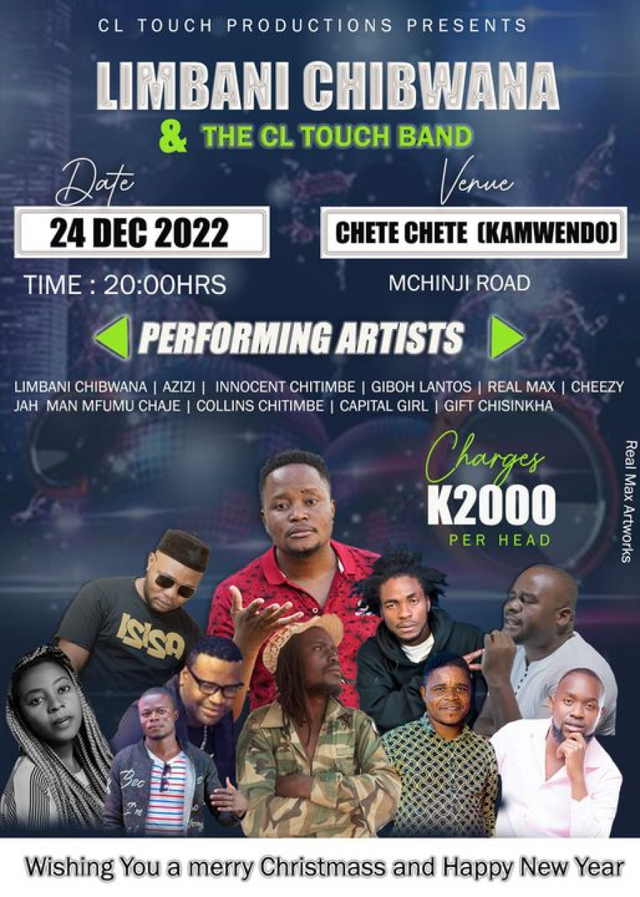 Limbani chibwana and the cl touch band - MalawiEvents.com