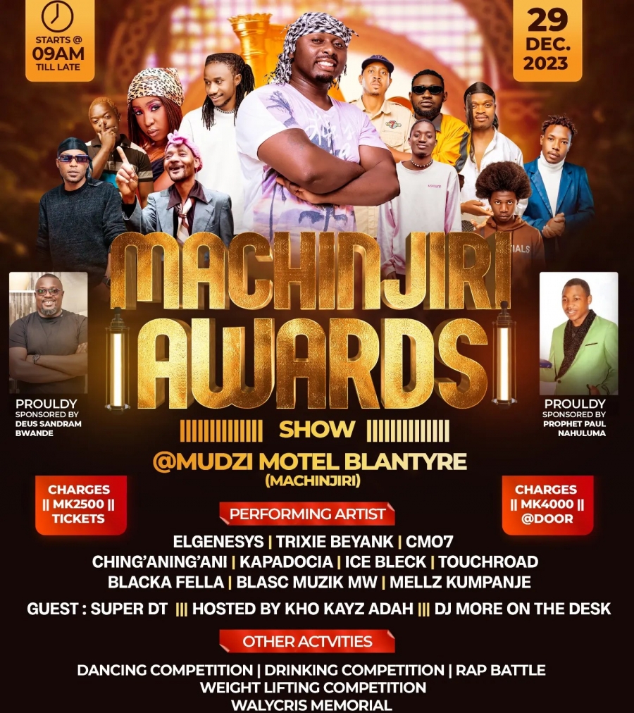 Machinjiri awards - MalawiEvents.com